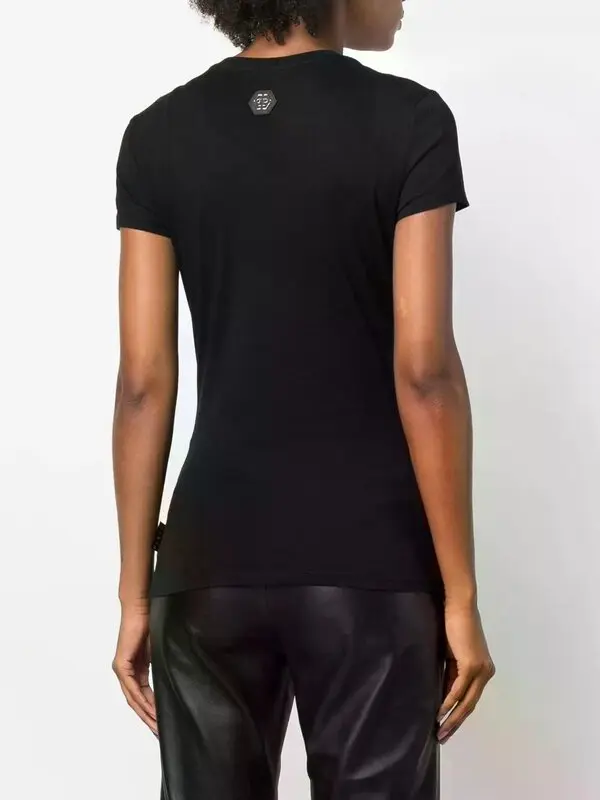 Philipp Plein Embellished Skull T-shirt