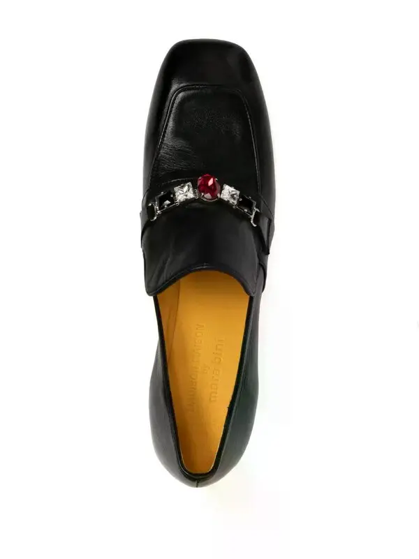 MADISON MAISON 55mm Crystal-embellished Loafers