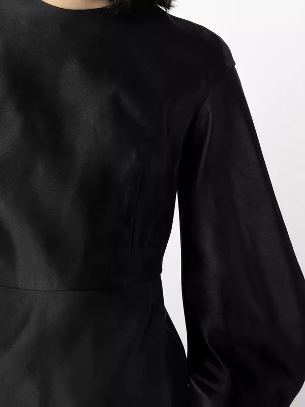 TOM FORD Puff-sleeve Duchess Silk Mini Dress