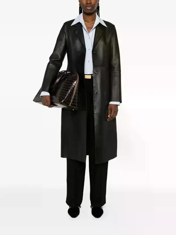 TOTEME Leather Coat