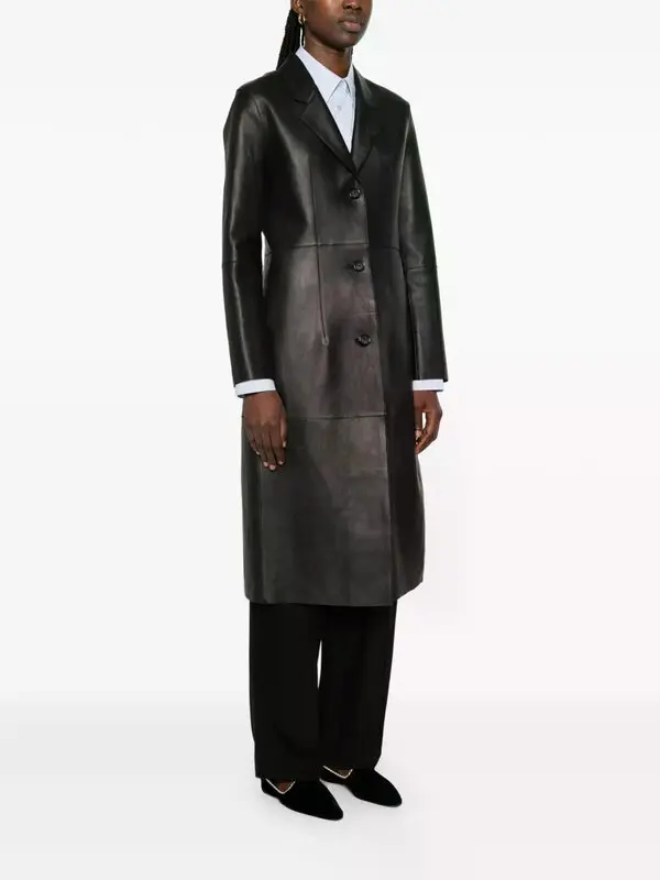 TOTEME Leather Coat
