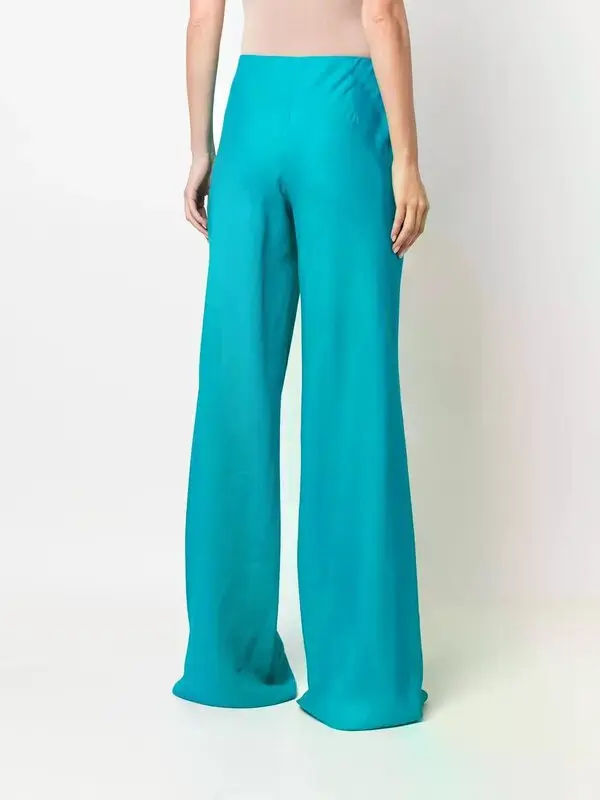 Alberta Ferretti High-waisted Flared Trousers