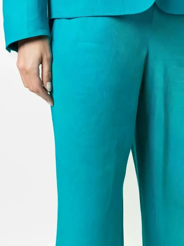 Alberta Ferretti High-waisted Flared Trousers
