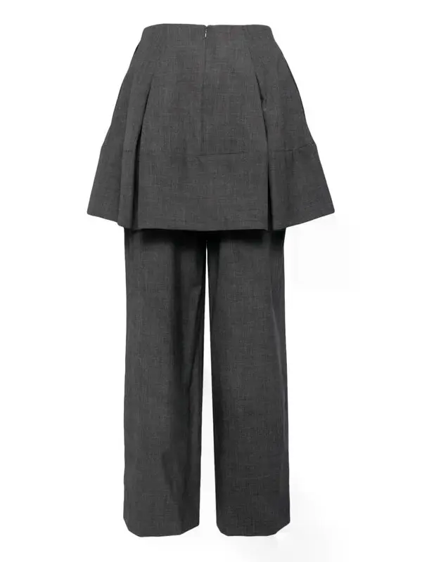 ENFOLD Layered Wide-leg Trousers
