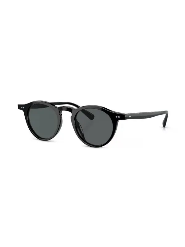 Oliver Spencer Square-cut Round-frame Sunglasses