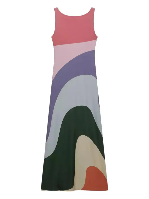 Gcds Rainbow Maxi Dress - Pink