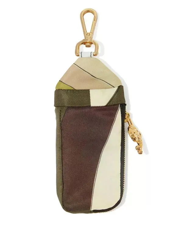 Emilio Pucci Marmo-print Cardholder - Green