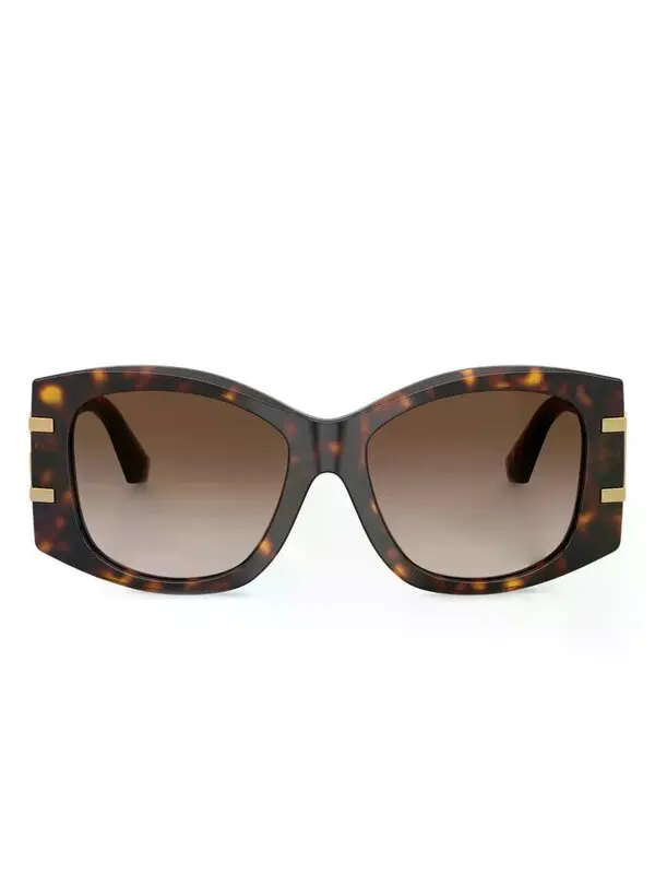 Dolce & Gabbana Geometric Frame Sunglasses - Green