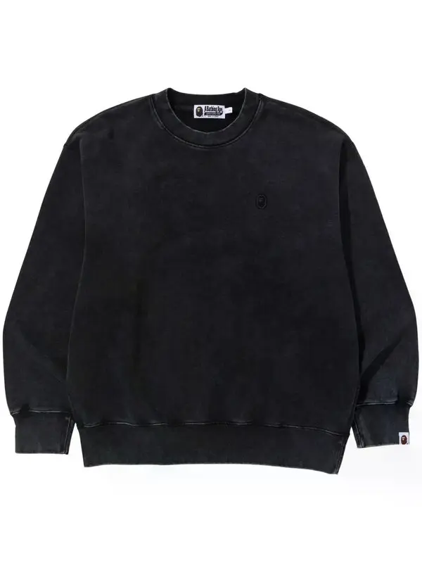 A BATHING APE Cotton Sweatshirt - Black