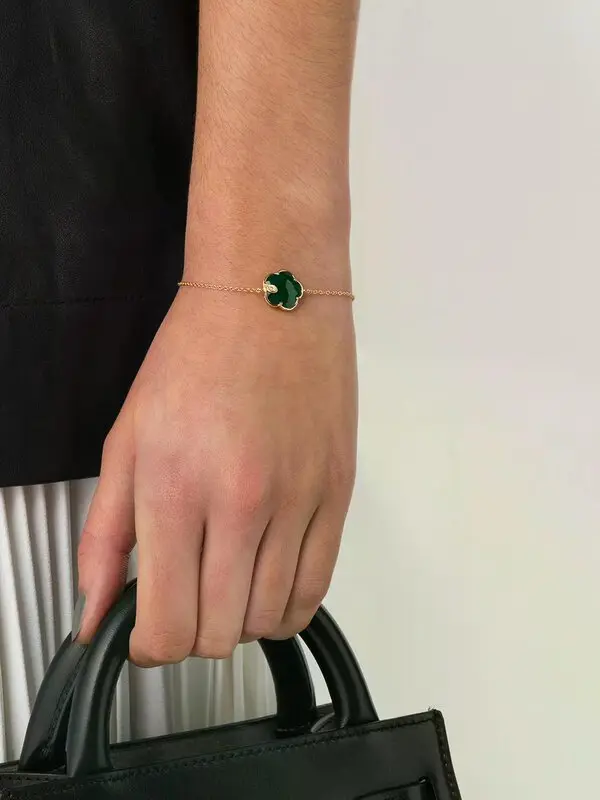 Pasquale Bruni 18kt Rose Gold Agate And Diamond Bracelet - Pink