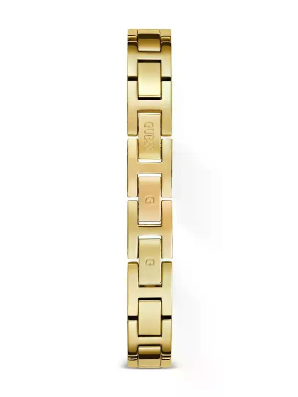 Guess Embellished Stainless Steel Bracelet Watch