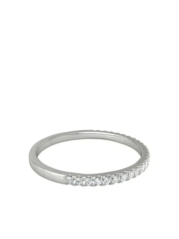 VEYNOU 18kt Recycled White Gold Mara Diamond Ring - Silver