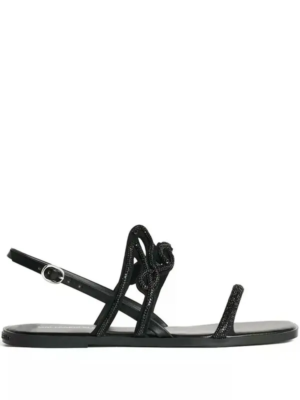 Karl Lagerfeld Olympia Beaded Strappy Sandals