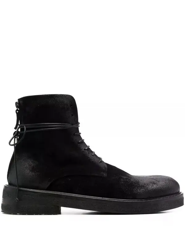 Marsèll Suede Combat Boots