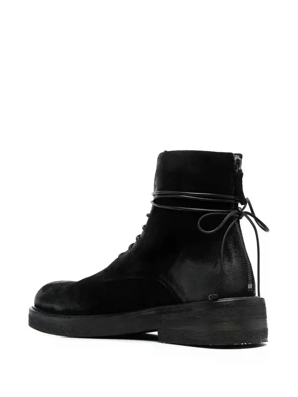 Marsèll Suede Combat Boots
