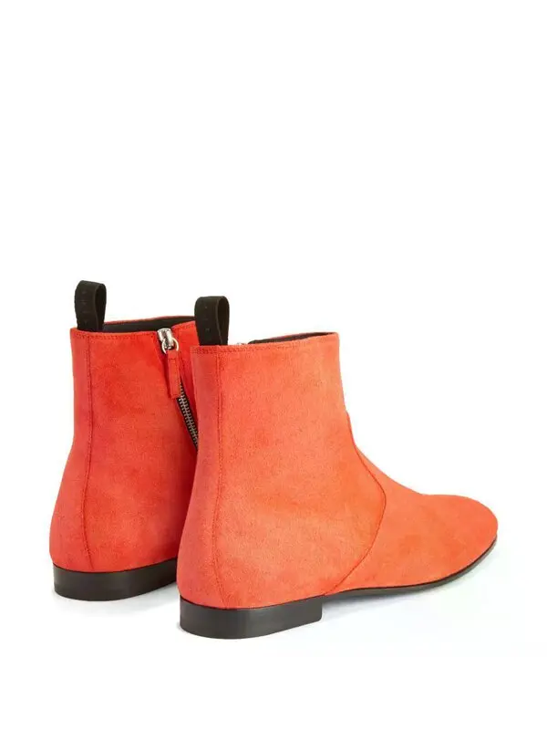 GIUSEPPE ZANOTTI Ron Ankle Boots - Red