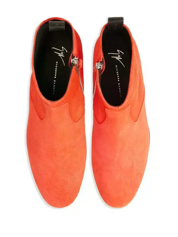 GIUSEPPE ZANOTTI Ron Ankle Boots - Red
