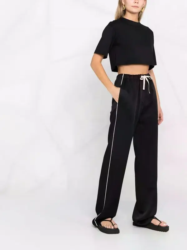 Loulou De Saison Pima Cotton Cropped T-shirt