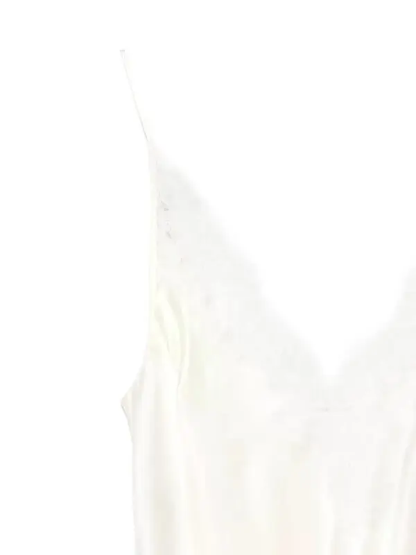 Carine Gilson Silk Camisole With Lace Detail