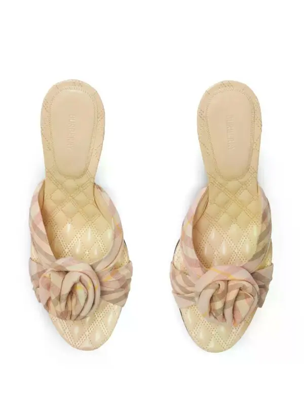 Burberry 90mm Rose Mules