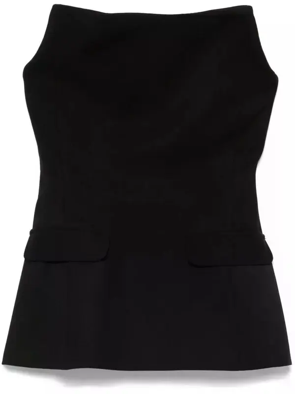 IOANA CIOLACU Corset-style Top - Black