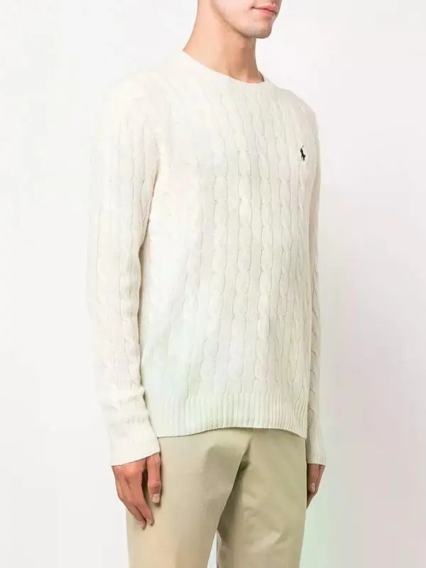 Polo Ralph Lauren Cable-knit Embroidered Logo Sweater