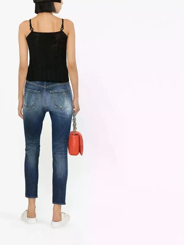Dsquared2 Twiggy Cropped Jeans