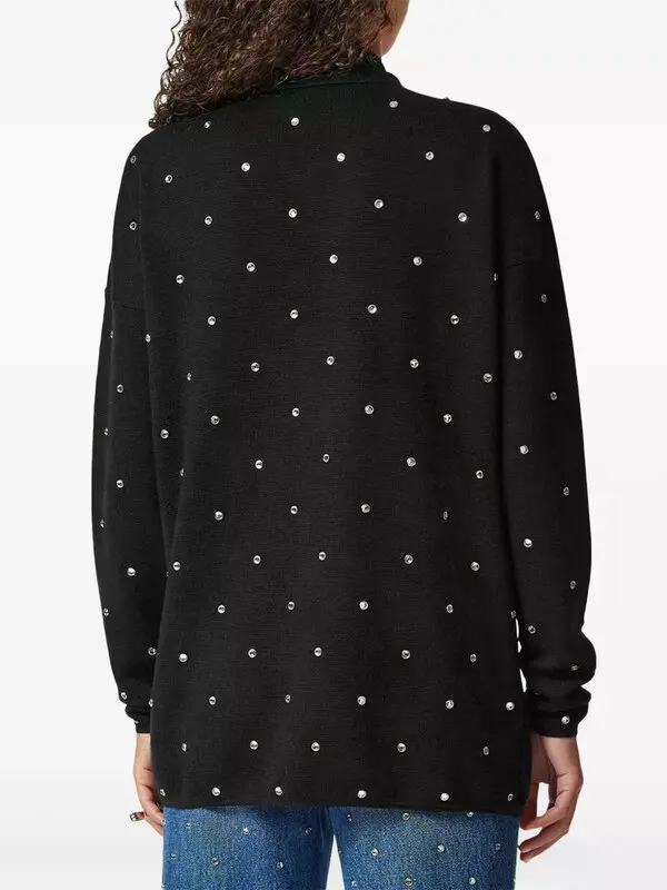 Versace Studded Polo Sweater