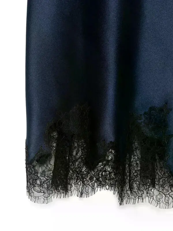 Carine Gilson Silk Satin Slip Dress