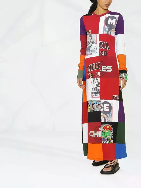Colville Upcycled Patchwork Maxi Dress