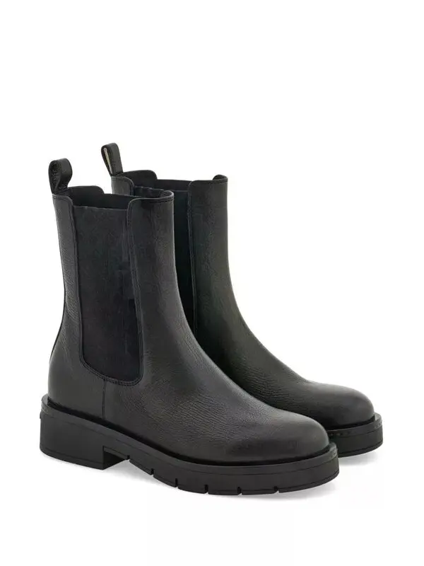 FERRAGAMO Lambskin Chelsea Boots
