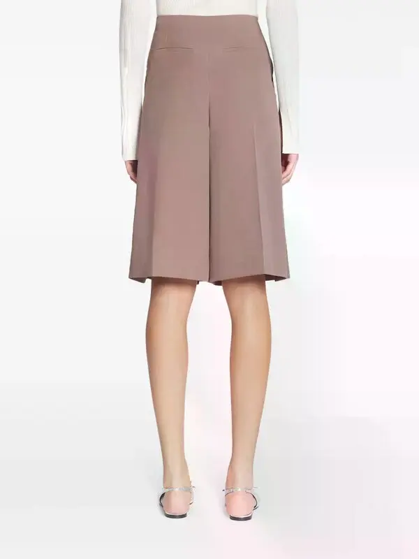 LANVIN Pleated Culotte Shorts