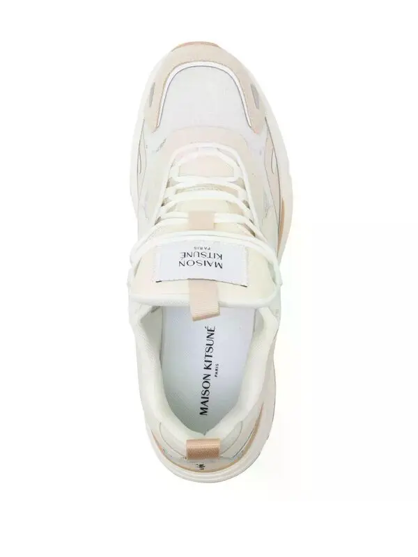 Maison Kitsuné Sora Panelled Sneakers - Neutrals