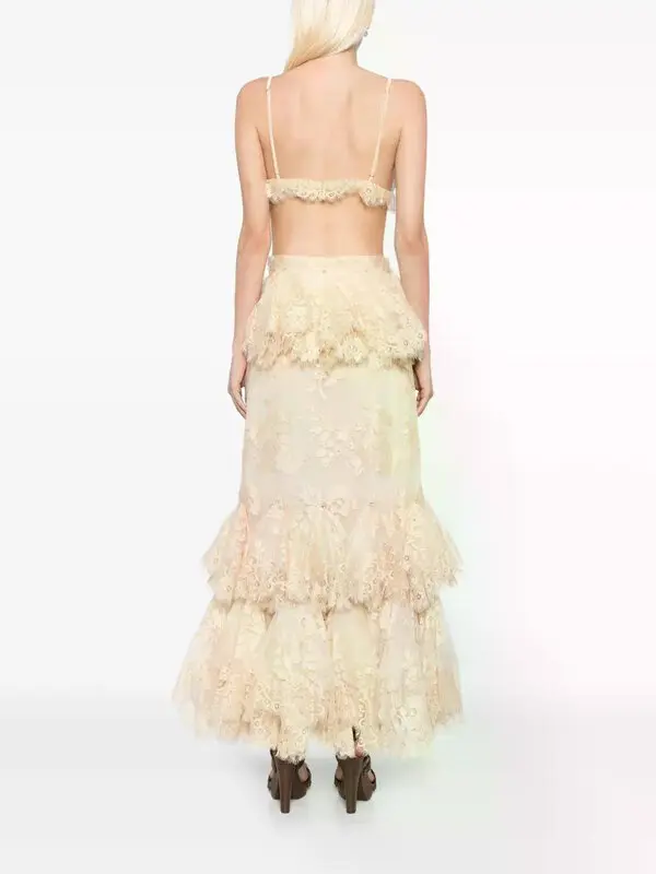 Zimmermann Eden Lace Handkerchief Skirt