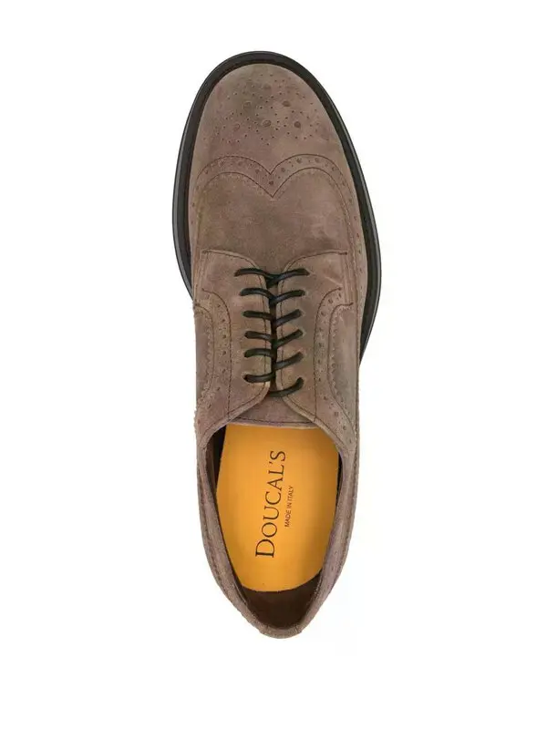 DOUCAL'S Lace-up Suede Brogues