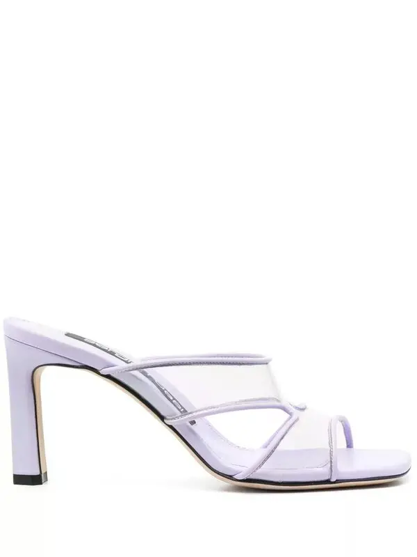 SERGIO ROSSI Sr Lunettes High Heel Sandals - Purple