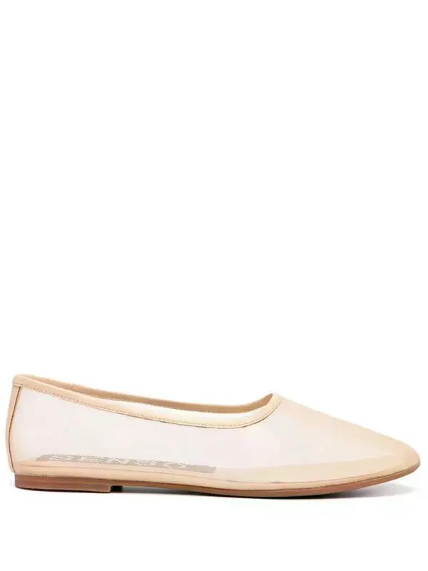 Senso Dena Mesh Ballerina Shoes - Neutrals