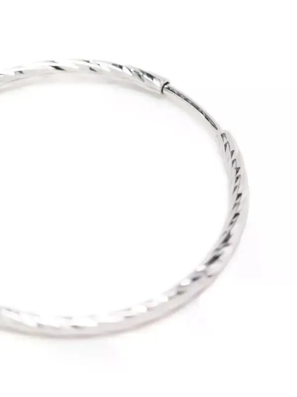 MARIA BLACK 14kt White Gold Liv 25 Hoop Earring