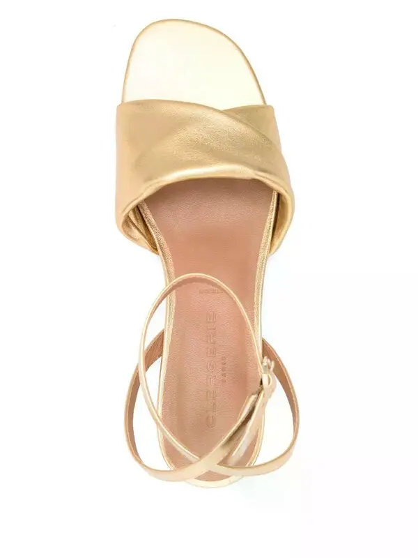 Clergerie Tone Buckle-fastening Ankle Strap Sandals