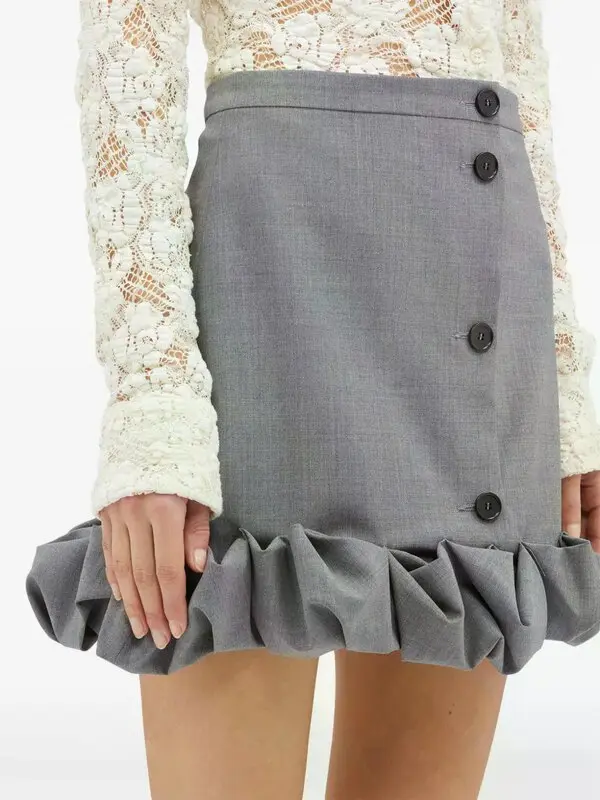 MSGM Ruffled Mini Skirt