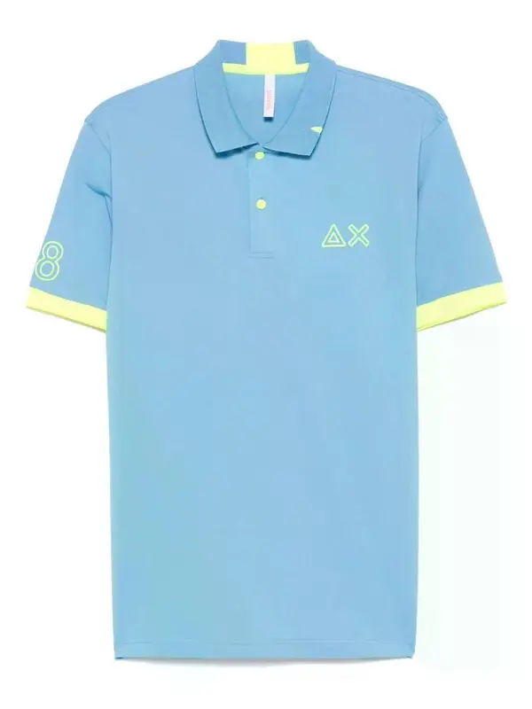 SUN 68 Logo-embroidered Polo Shirt