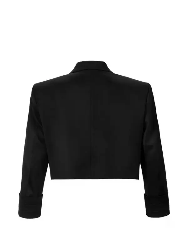 ALMAZ Cropped Tuxedo Blazer
