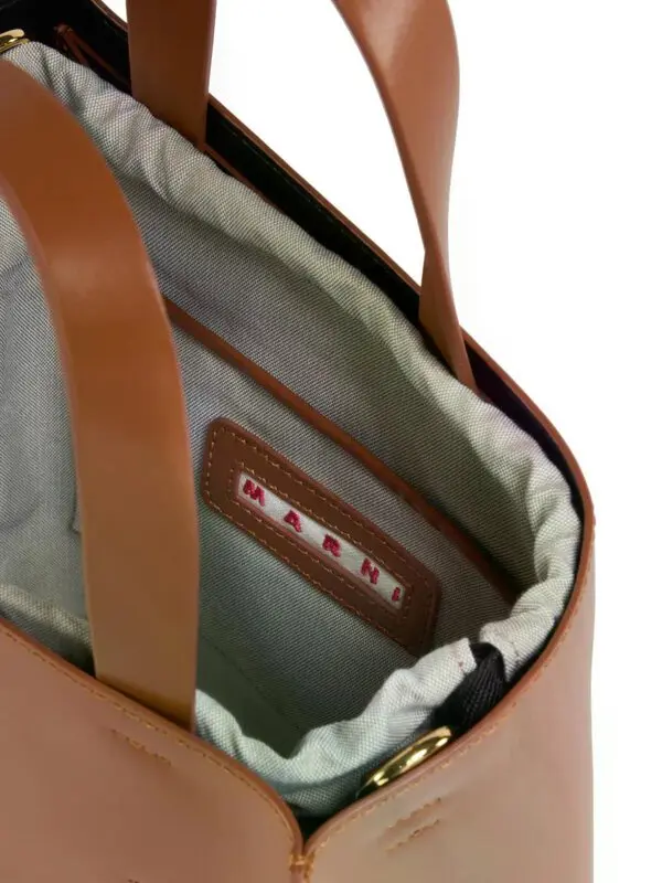 Marni Mini Museo Leather Tote Bag