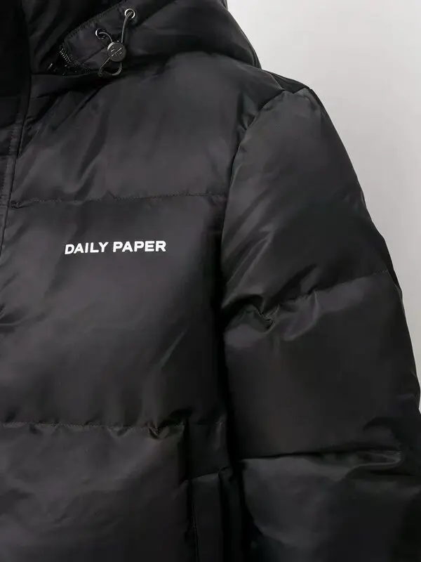 DAILY PAPER Padded Down Jacket With Drawstring Hood