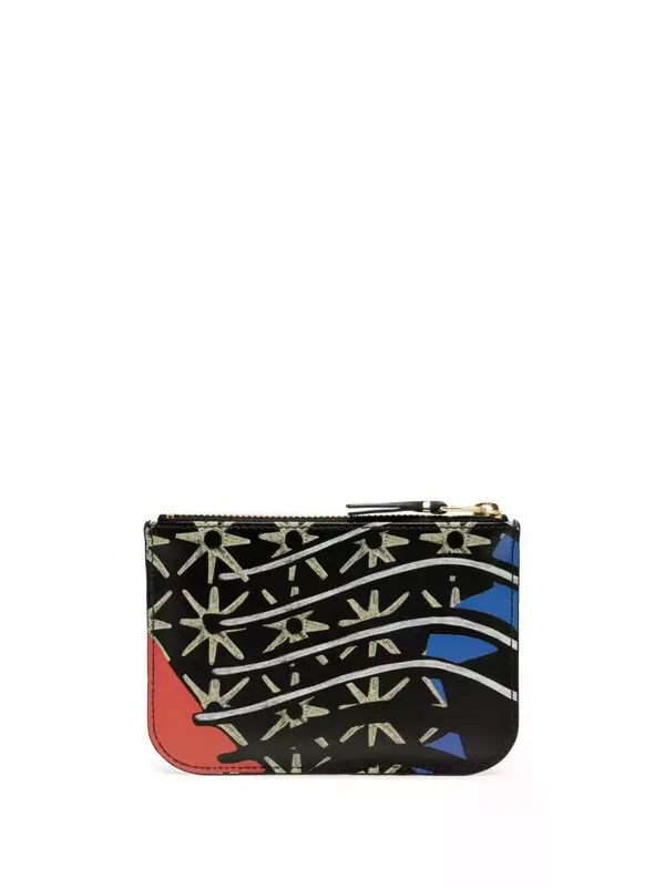 Comme Des Garçons Diana Ejaita Zipped Leather Wallet