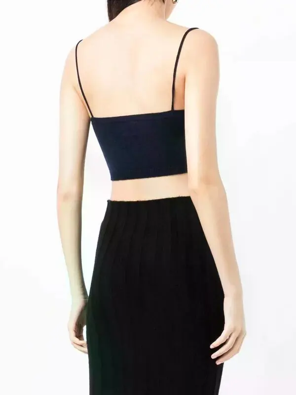 Cashmere In Love Evie Knitted Cropped Top