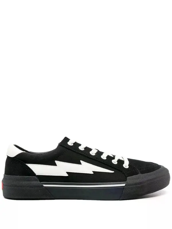 REVANCHE Lace Up Low Top Sneakers
