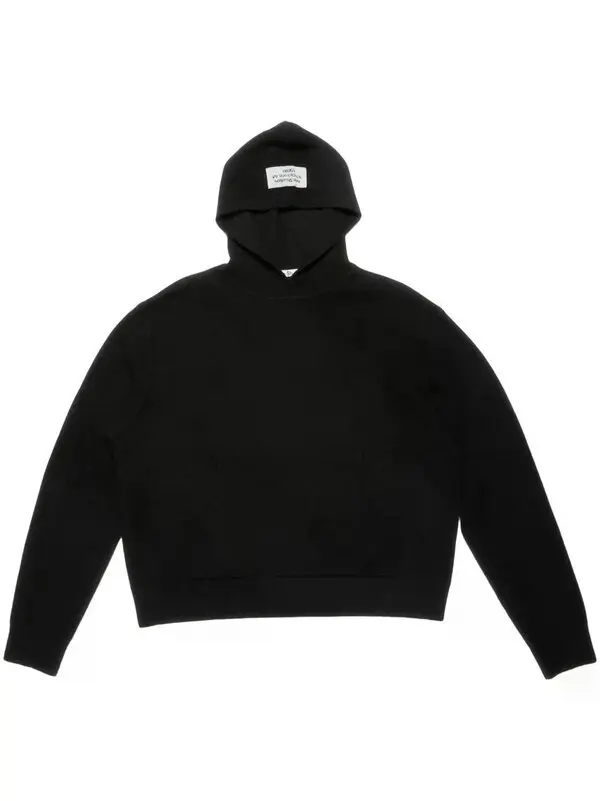 Acne Studios Appliqué Hoodie - Black