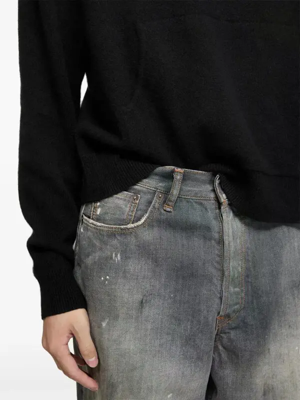 Acne Studios Appliqué Hoodie - Black