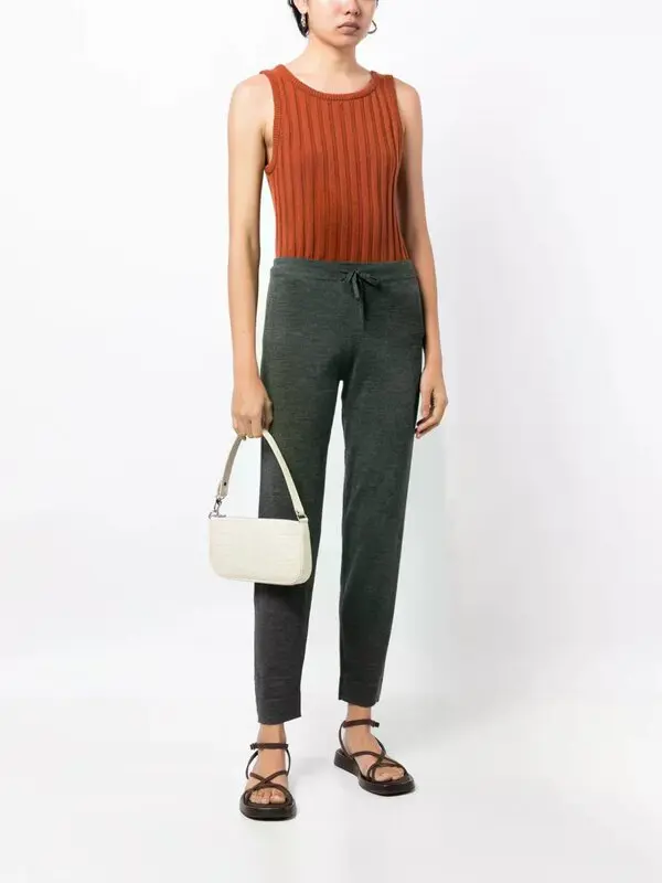 Cashmere In Love Fine-knit Drawstring-waist Trousers